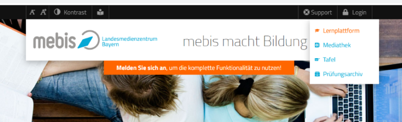 Mein mebis – mebis portal – PBFF